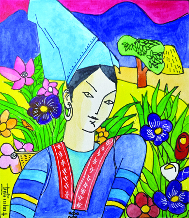 Hoa Chi Pâu trên đỉnh Tà Chì Nhù